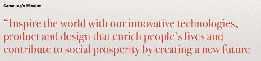 Samsung Mission Statement | Vision | Values | Strategy (2025 Analysis ...
